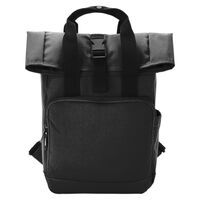 BagBase Recycled Mini Twin Handle Roll-Top Backpack westcoastworkwear